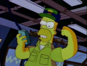 ¿Homero al mando de un submarino nuclear? El homenaje a Marea Roja